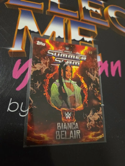 TOPPS WWE BIANCA Belair Summerslam 2025 numbered /50 Wrestling Trading Card EUR 16,95 - PicClick DE