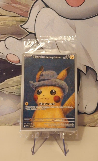 SEALED POKÉMON TCG Pikachu with Grey Felt Hat SVP Black Star Promos ...