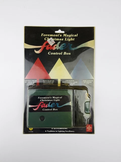VINTAGE FOREMOST FADER Christmas Light Control Box New Old Stock ...