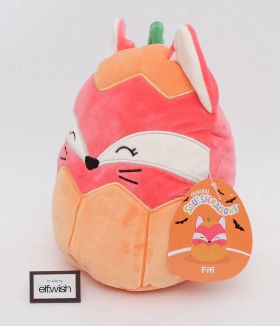 SQUISHMALLOWS HALLOWEEN FIFI The Fox Dressed As Cute Pumpkin 7.5 Inch ...