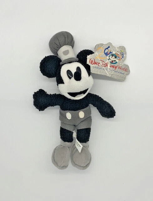 WALT DISNEY WORLD Steamboat Willie Mickey Mouse Millennium Bean Bag ...