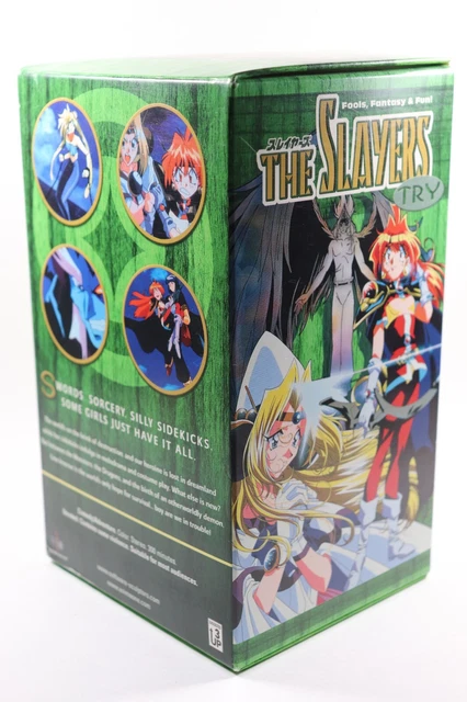 THE SLAYERS TRY - Boxed Set (VHS, 2000, 4-Tape Set, Dubbed) Tested ...