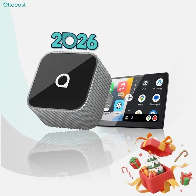 OTTOCAST MINI CUBE Adattatore Wireless Carplay Android Auto Wifi 6 ...