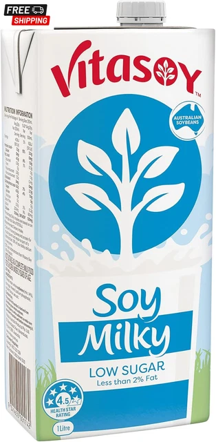 VITASOY MILKY LITE Long Life Soy Milk, 1 Litre (Pack of 12) $27.34 ...