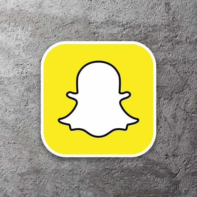 SNAPCHAT LOGO VINYL Sticker 3.5" Wide - Includes Two Stickers $5.99 ...