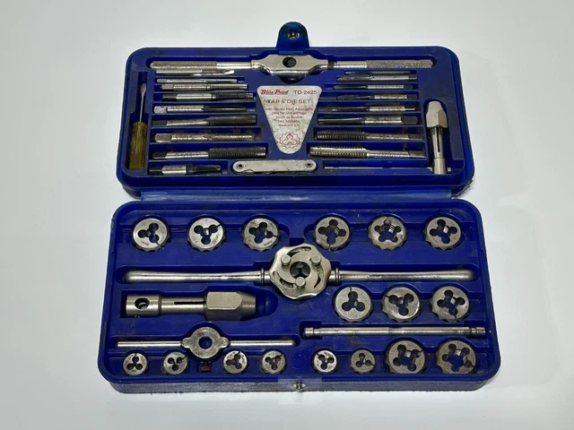 BLUE-POINT TOOLS USA TD-2425 TAP & DIE Set in Blue Case £127.64 ...