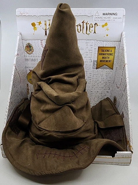 HARRY POTTER REAL Talking Sorting Hat Animatronic Costume Hogwarts ...