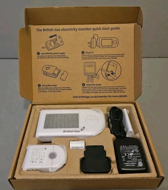 BRITISH GAS ENERGY Smart Digital electricity Monitor DIS150 Boxed - NEW ...