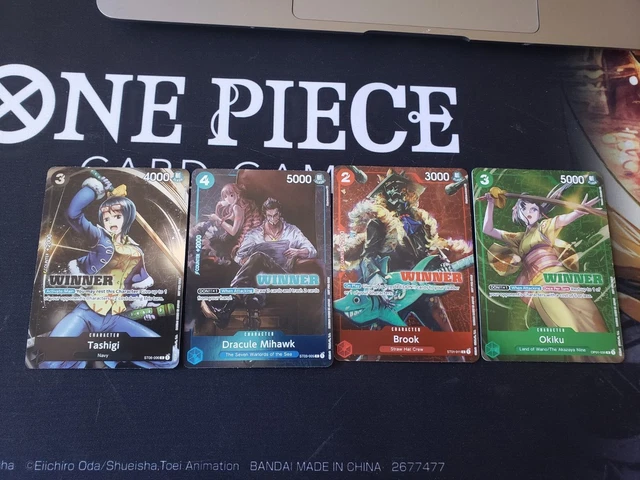 ONE PIECE CARD Game All WINNER Tournament Promo Card Set Vol.4 Alt Art ...