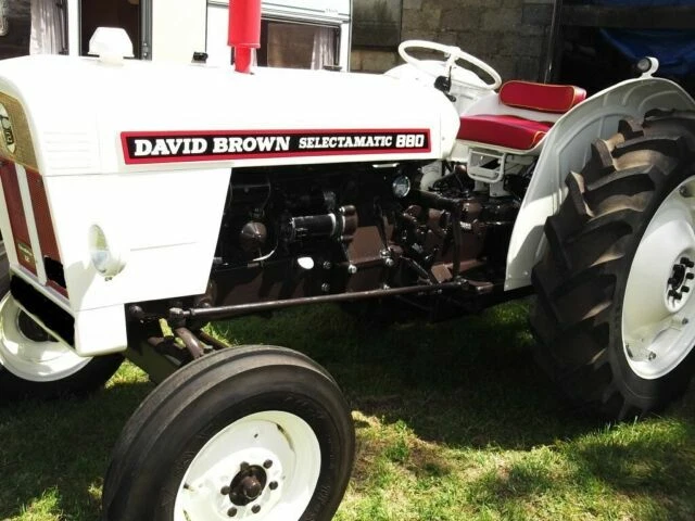 DAVID BROWN 880 Selectamatic Tractror Bonnet Stickers £17.50 - PicClick UK