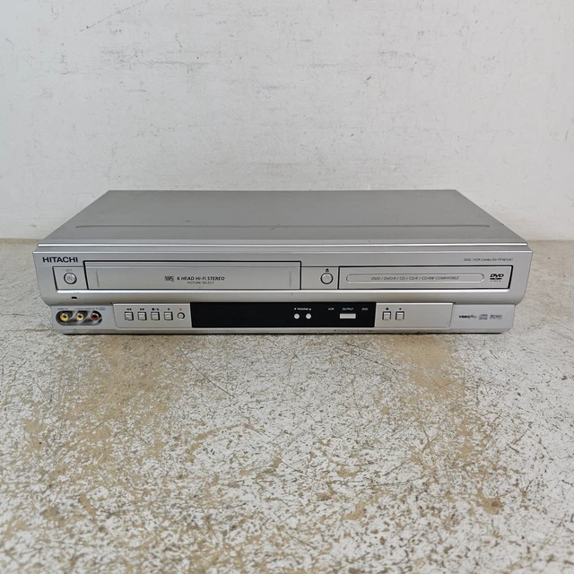 HITACHI DV-PF4E (UK) VCR / DVD Combi Player Recorder Combo VHS, Working ...