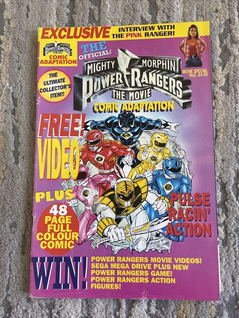 MIGHTY MORPHIN POWER Rangers The Movie Comic Adaptation No2 Very Rare ...