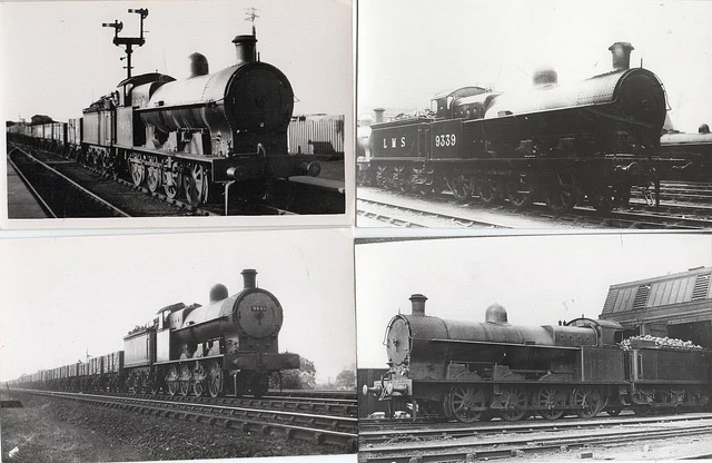 EX LNWR/LMS CLASS 7F 0-8-0s X4 9405,9339,9443,9341 @ VARIOUS LOCATION ...