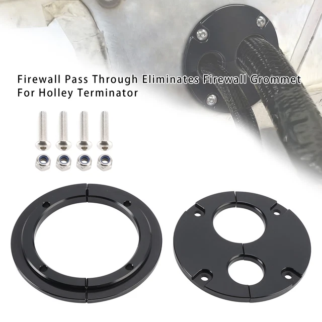 FIREWALL PASS THROUGH Eliminates Firewall Grommet For Holley Terminator ...