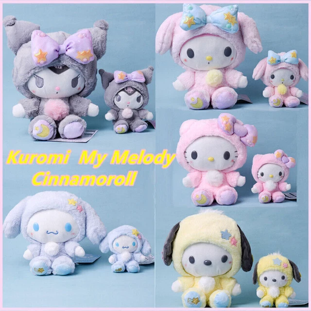 KIDS KUROMI MY Melody Plush Toy Hello Kitty Cinnamoroll Sanrio Stuffed Soft Doll £10.99 ...