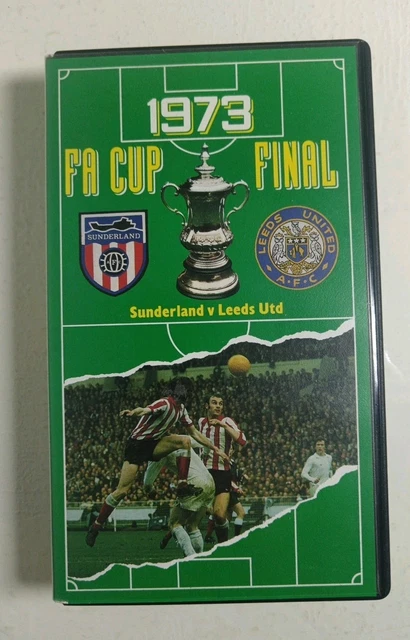 SUNDERLAND LEEDS UNITED 1973 FA Cup Final VHS Cassette Rare BBC Video Tape £19.99 - PicClick UK