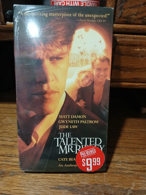 THE TALENTED MR Ripley Vhs Blockbuster Pre View Sealed £11.41 - PicClick UK