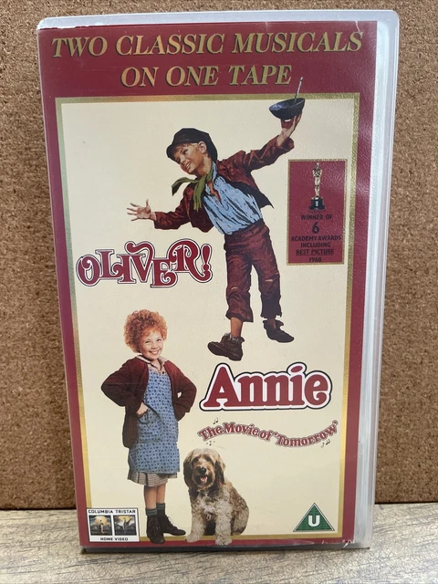 OLIVER & ANNIE Double Feature One Tape VHS Video Children’s Musicals ...
