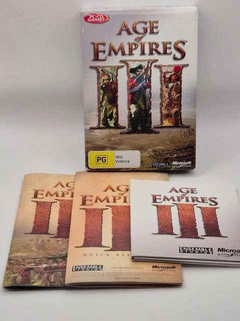 AGE OF EMPIRES III 3 (PC, 2009) PC CD ROM Mini Box Game AOE $19.99 ...