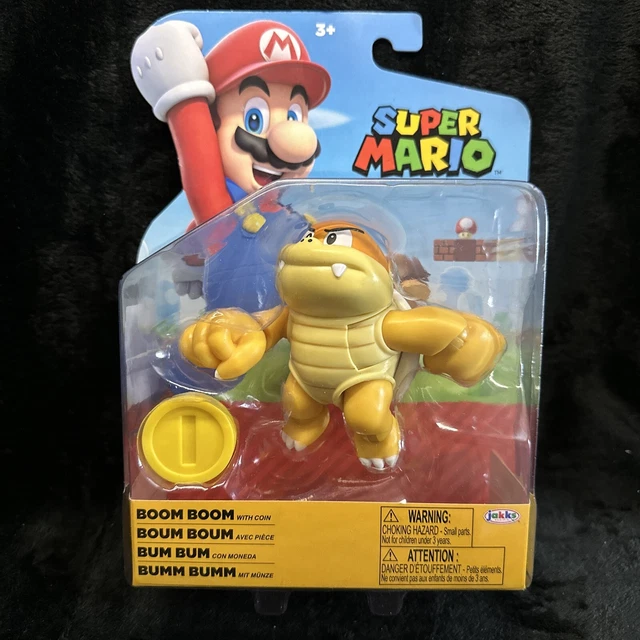 NEW SUPER MARIO Boom Boom W/ Coin 4 inch Action Figure £19.27 - PicClick UK