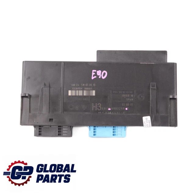 BODY CONTROL MODULE BMW E90 ECU Junction Box H3 PL2 JBBFE Lear 6983299 ...