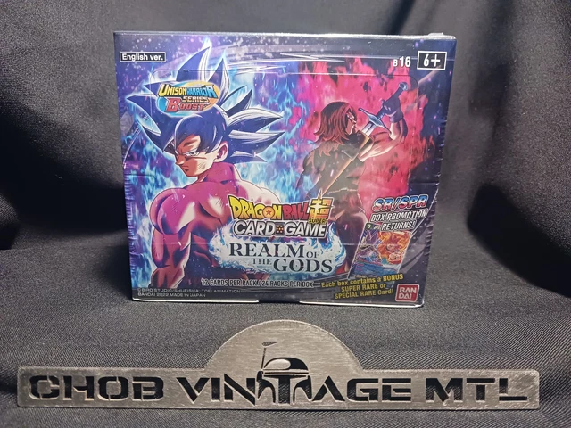 DRAGON BALL SUPER DBS TCG Realm of the Gods Booster Box 24 Packs ...