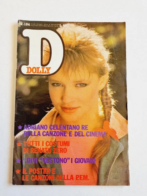 DOLLY MAGAZINE 154-1981 Adriano Celentano-Raffaella Carra-Renato Zero ...