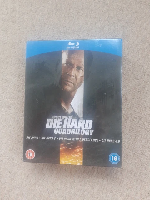 DIE HARD QUADRILOGY (Blu-Ray Box Set) New & Sealed (Slightly Scruffy ...