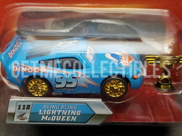 DISNEY PIXAR CARS Chase Bling Bling Lightning Mcqueen Eyes Change Ns ...