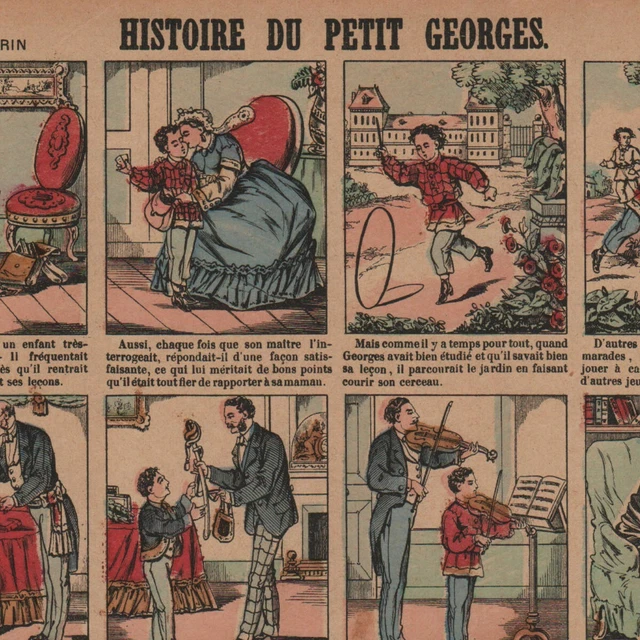 HISTOIRE DU PETIT Georges - - Imagerie d'Epinal Pellerin - Gravure de ...