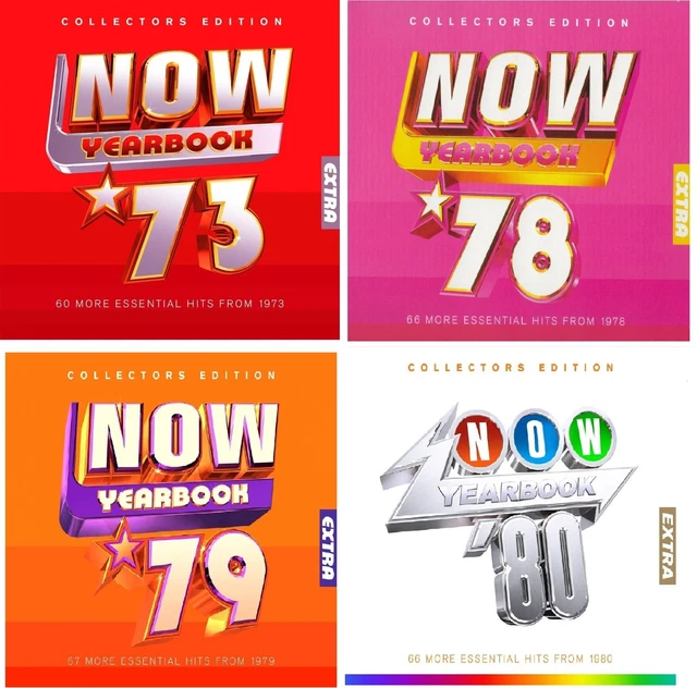 NOW YEARBOOK 1973 & 1978 & 1979 & 1980 Extras - New & Sealed £63.00 ...