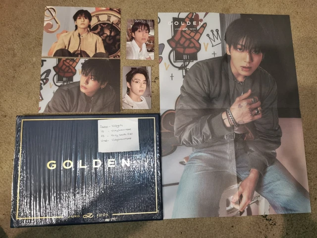 JUNGKOOK (BTS) GOLDEN Album Official Ver Substance Opened Complete Jung Kook £22.00 - PicClick UK
