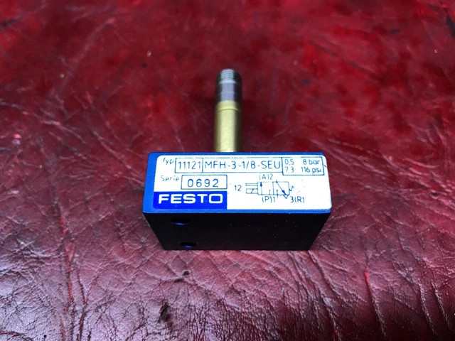 FESTO 11121 SOLENOID Valve Mfh-3-1/8-Seu £24.99 - PicClick UK