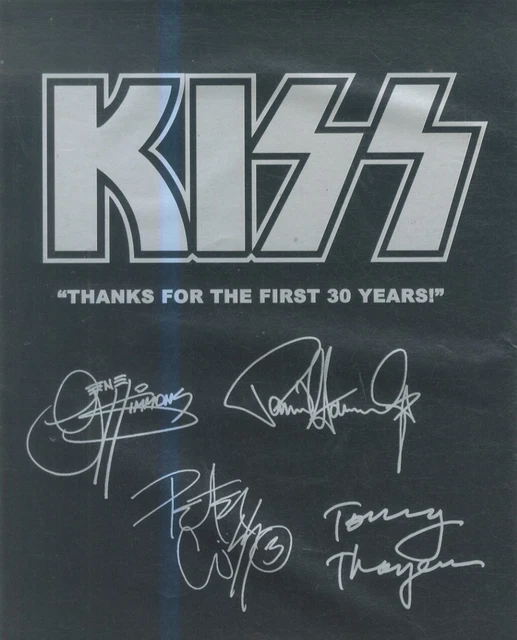 FRAMED PICTURE/ADVERT 13X11 Congratulations Dave Grohl & Kiss On 30 ...