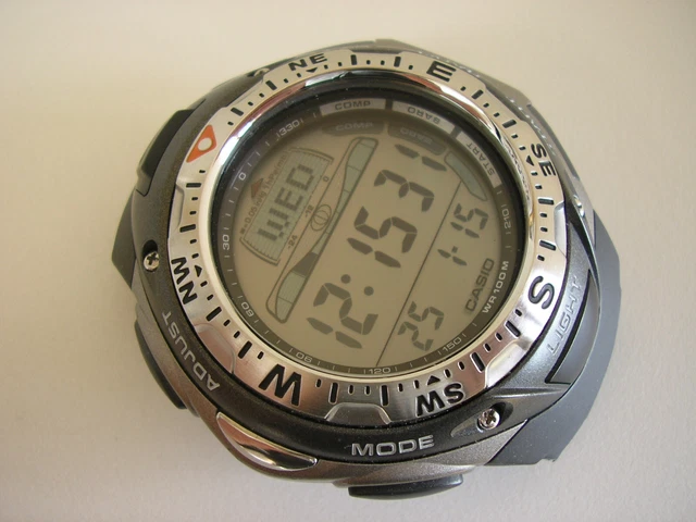 CASIO LCD VINTAGE Sea Pathfinder Watch Spf-40, Spf-40T-7V, Modul 2273 ...