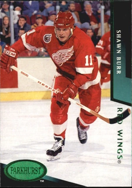 1993-94 (AILES ROUGES) Parkhurst glace d'émeraude #328 Shawn Burr EUR 1 ...