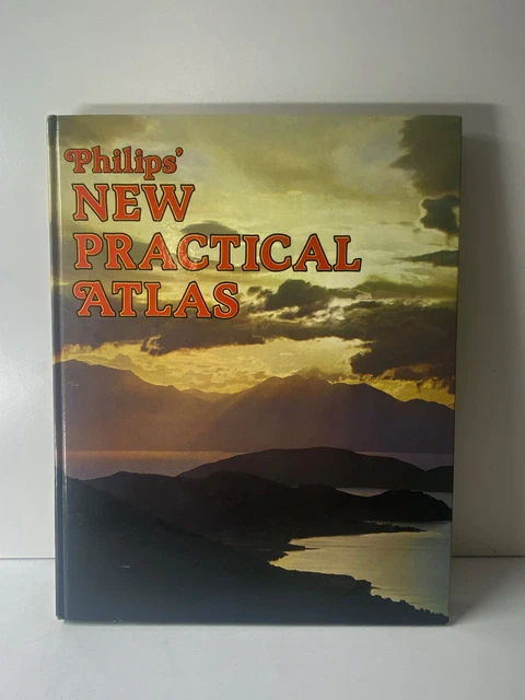 PHILIPS' NEW PRACTICAL Atlas Retro Hardback Book £17.99 - PicClick UK