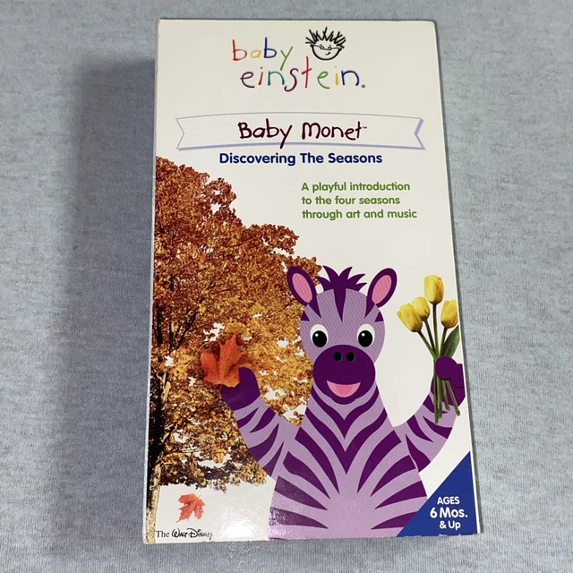 BABY EINSTEIN BABY Monet Discovery The Seasons VHS Tape 2005 Disney Educational £48.98 - PicClick UK
