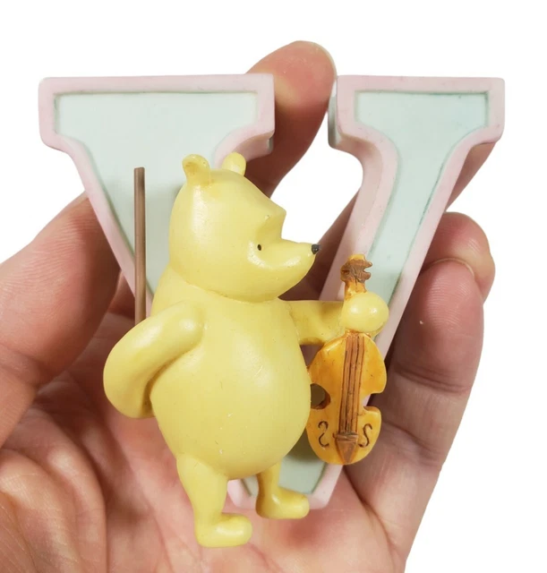 DISNEY WINNIE THE Pooh “Pooh’s Alphabet” Letter V Children’s Figurine ...