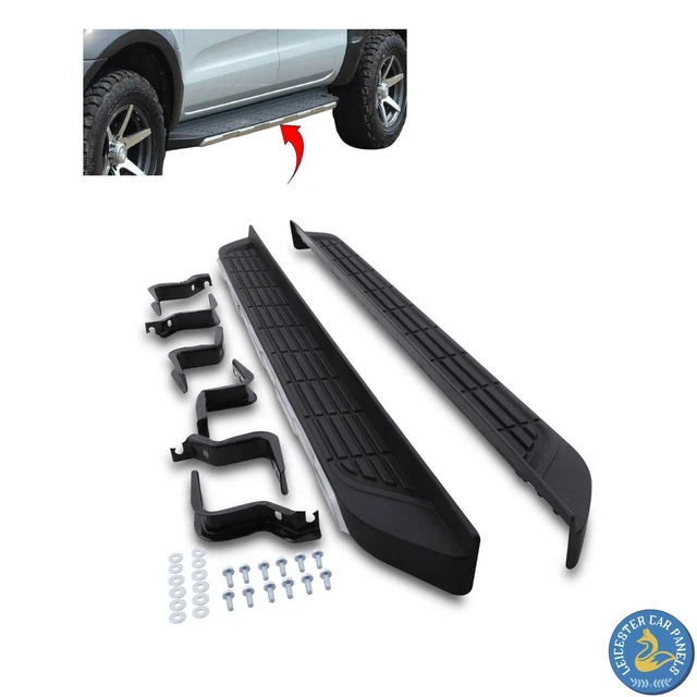FORD RANGER T7 T8 Running Boards Side Steps 2019-2022 Comes W/Fitting ...