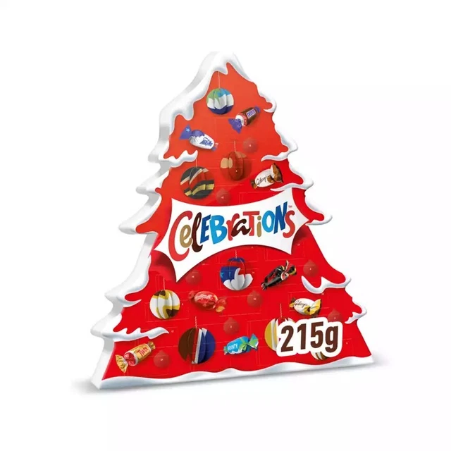 CELEBRATIONS CHOCOLATE CHRISTMAS Tree Advent Calendar 215g £10.80 - PicClick UK