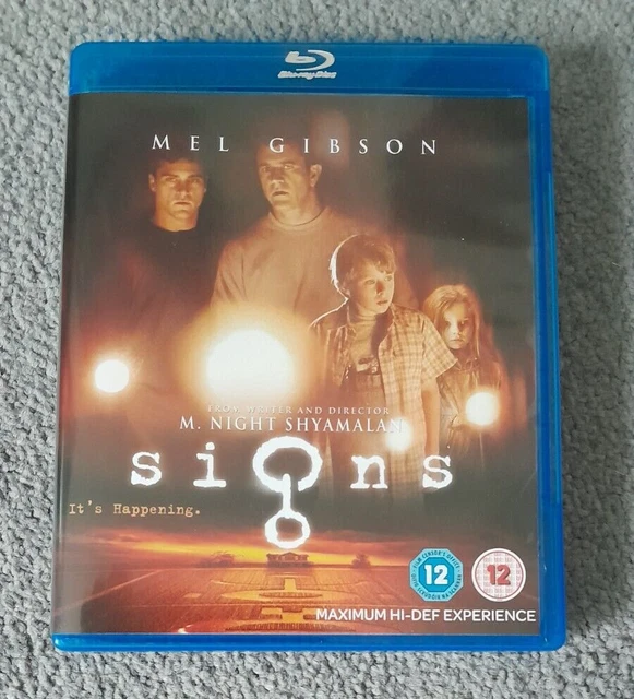 SIGNS (BLU-RAY, DIR M Night Shyamalan) Mel Gibson & Joaquin Phoenix EUR ...