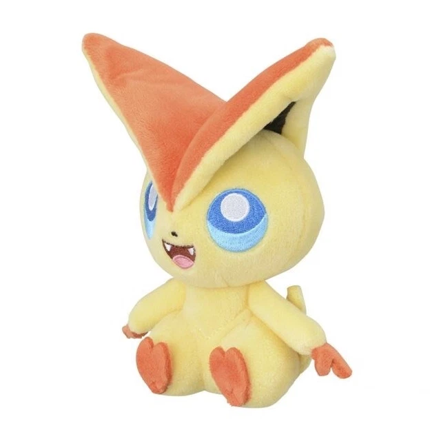 POKEMON CENTER VICTINI SITTING cuties Pokémon doll fit plush new!! £16. ...