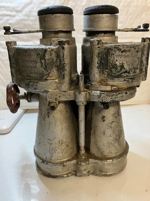 ROSS LONDON WWII British 7 × 50 Binocular GUNSIGHT : Patt.G.351 Serial ...