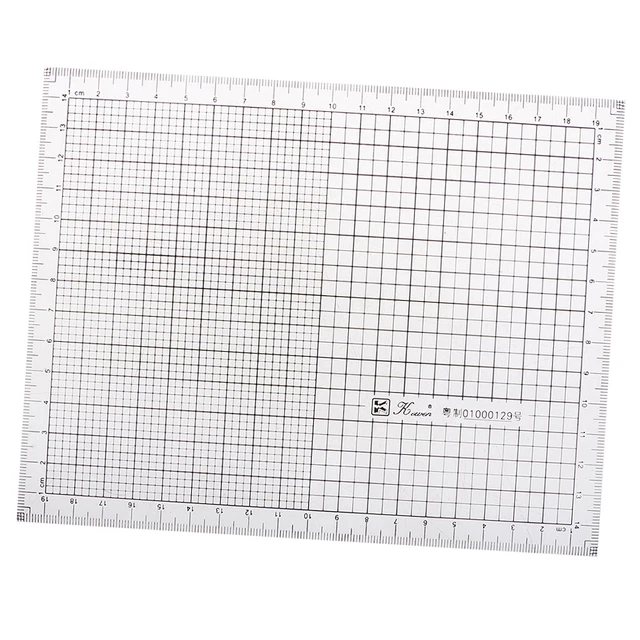 ACRYLIC RULER GRAPH Scale Grid Ruler for Drawing Coordinate Mathematics ...