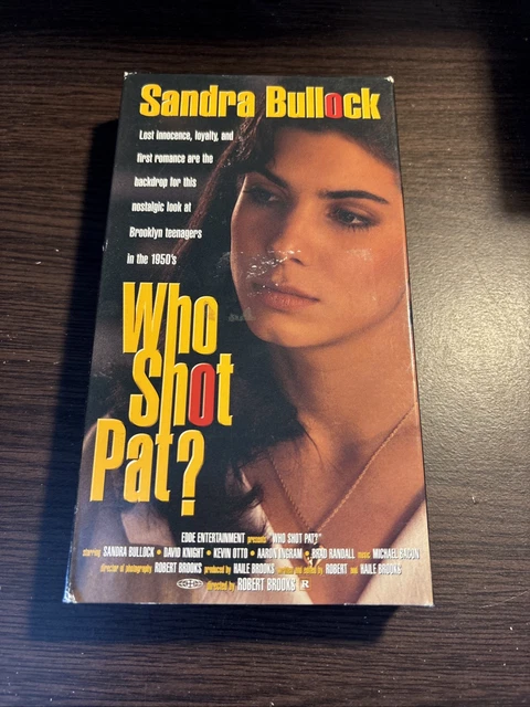 WHO SHOT PAT? (1989) VHS - Sandra Bullock, David Knight £5.73 - PicClick UK