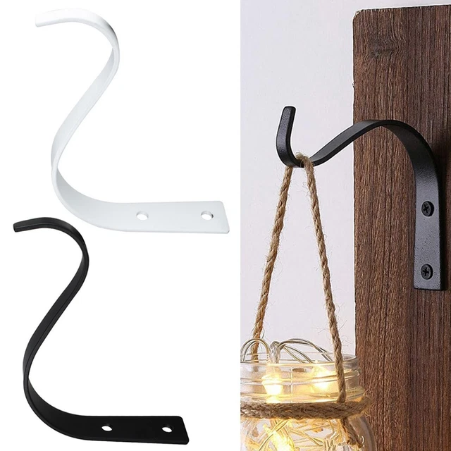 STAFFE CESTO APPESE in ferro bianco e nero per appendiapiante da ...