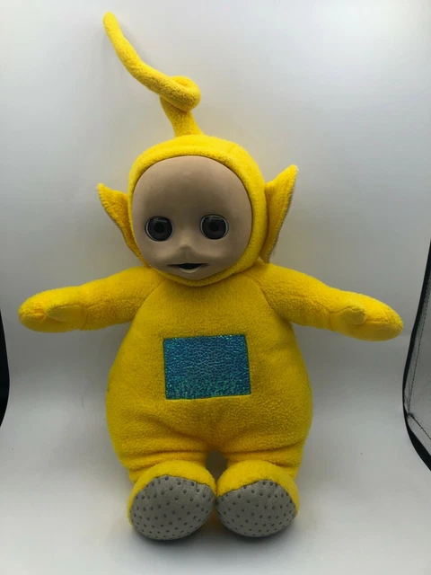 ORIGINAL 1996 TALKING Teletubbies Laa-Laa Yellow Teletubby Plush ...