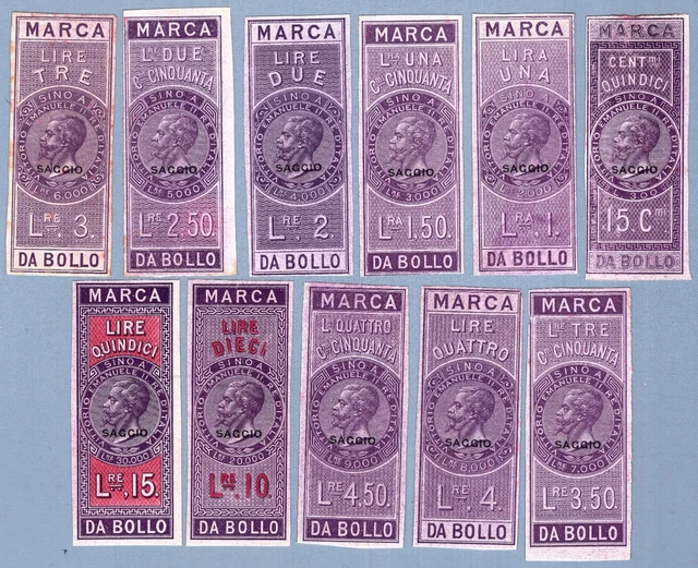 FI0991 - MARCHE da Bollo: Per cambiali SAGGIO EUR 98,00 - PicClick FR