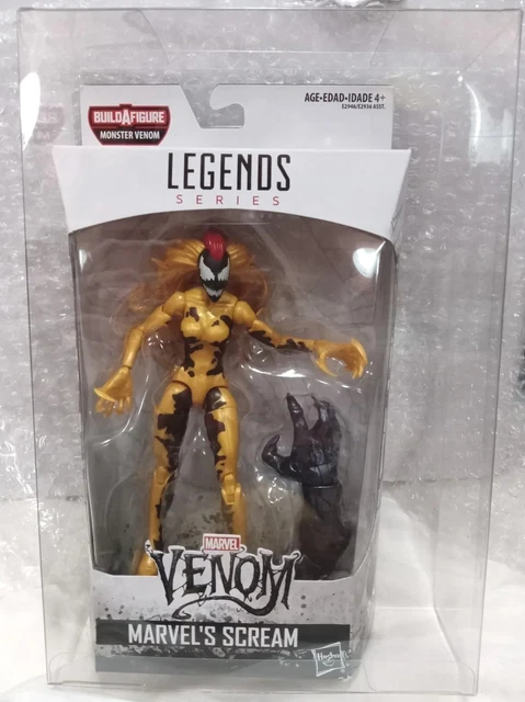 MARVEL LEGENDS SCREAM - Monster Venom BAF 6"Figure NEW in Protective ...
